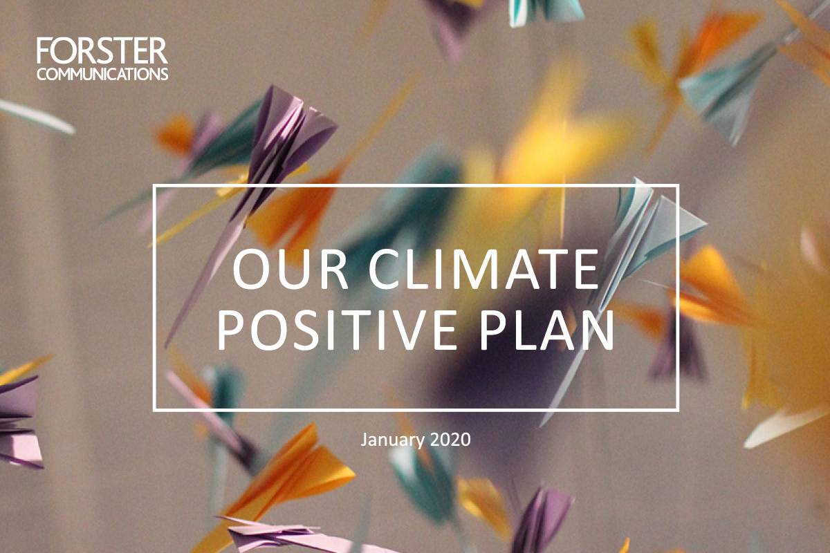 Impact reports and climate action plans - Forster Communications